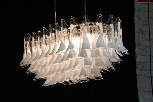 Pirelli Opalino Glass Petal Chandelier and Sconce – Luxe Light & Home