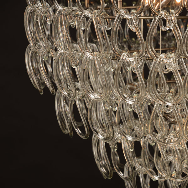TESSA Luxury Glass Cristale Dining Chandelier – Luxe Light & Home
