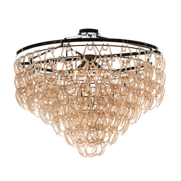 TESSA Glass Cristale Chandelier – Luxe Light & Home