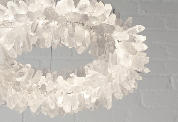 ROXI Quartz Crystal Chandelier 24 – Luxe Light & Home